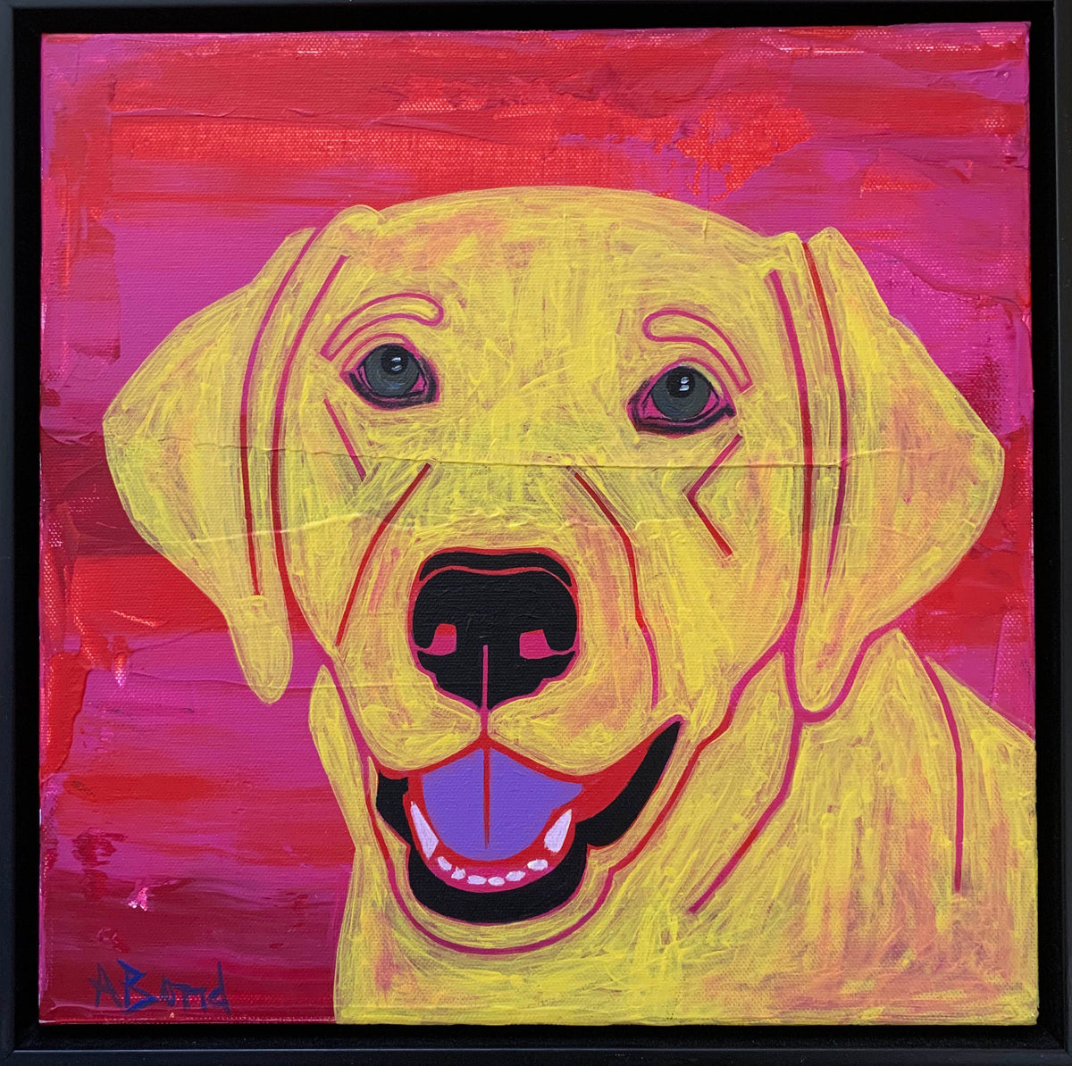 "Yellow Enthusiasm" – Angela Bond Art