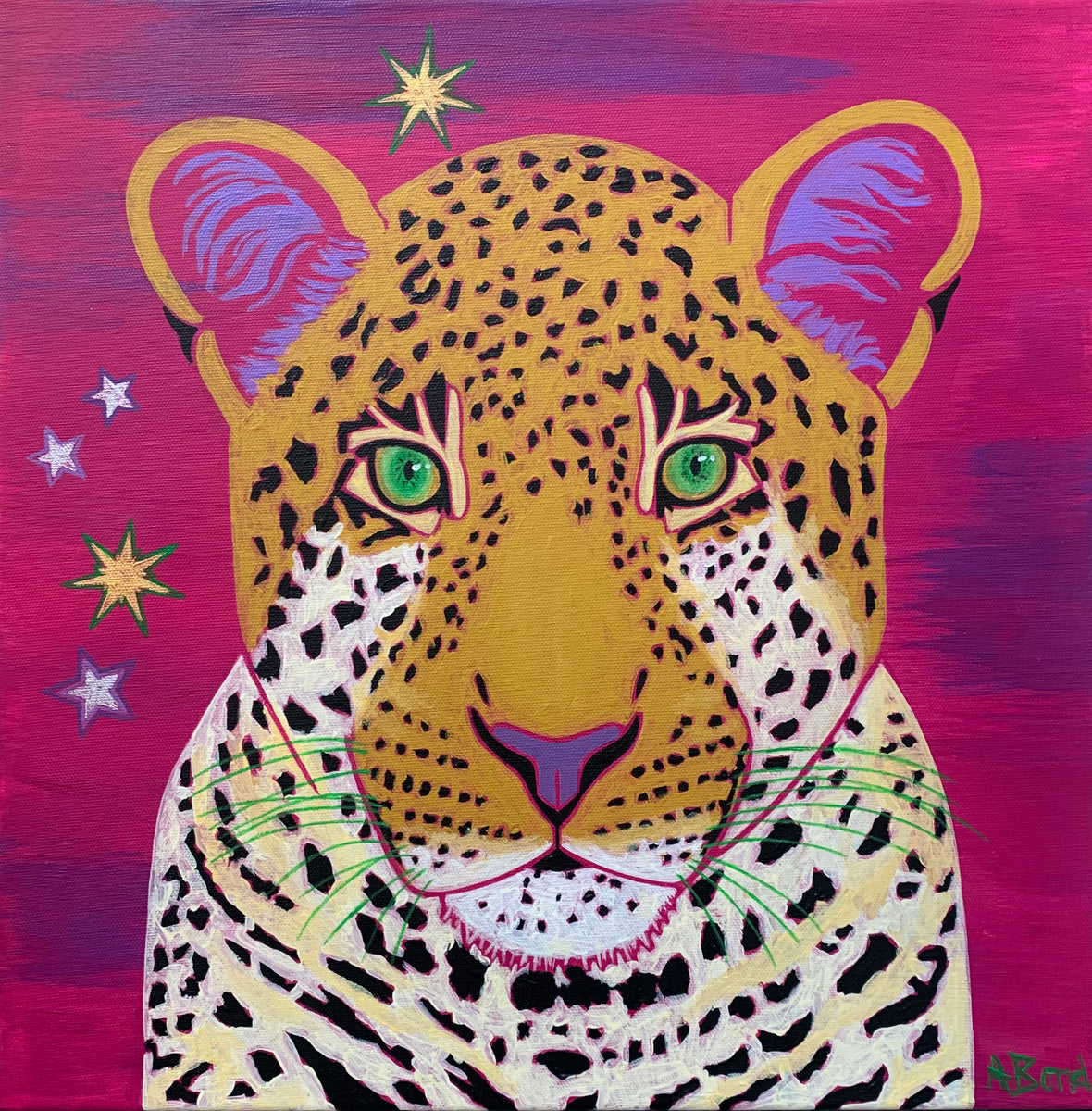 "Majestic Leopard" – Angela Bond Art